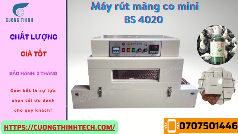 Ứng dụng của Máy rút màng co Mini BS 4020 trong Công nghiệp - Công ty ...