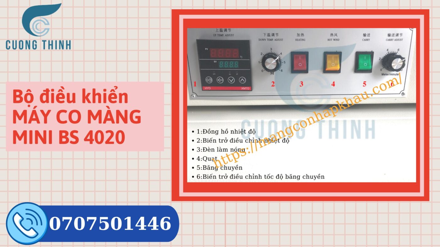 Hướng dẫn sử dụng Máy co màng Mini BS 4020 - Công ty TNHH Thiết Bị Điện ...